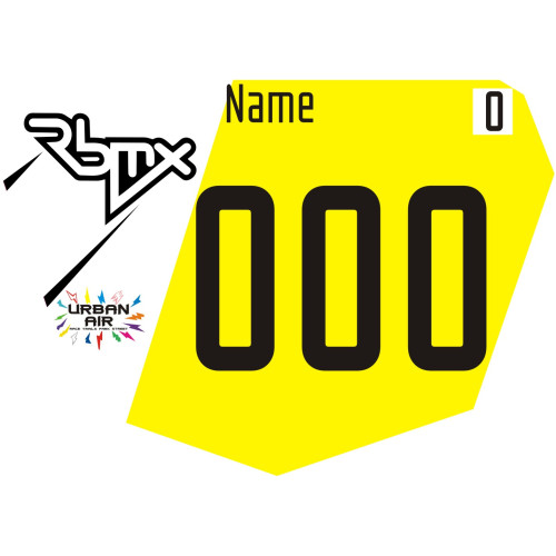 Rotherham BMX Club race plate